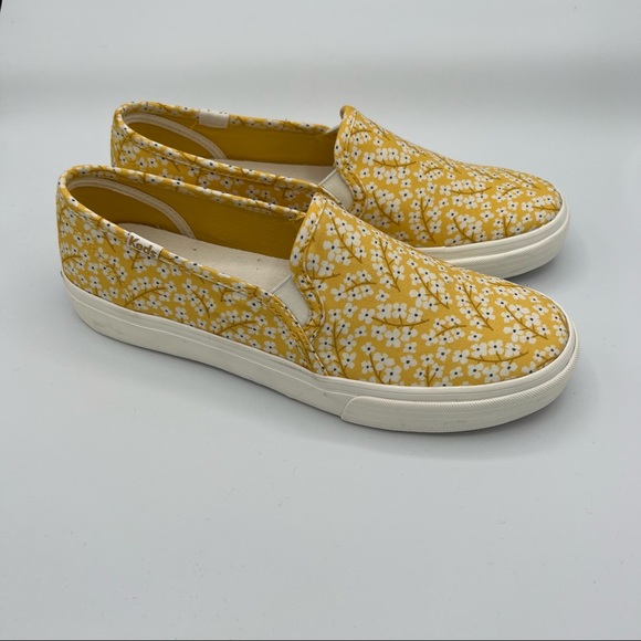 Keds | Shoes | Keds Classic Yellow Floral Sneakers Nwot | Poshmark